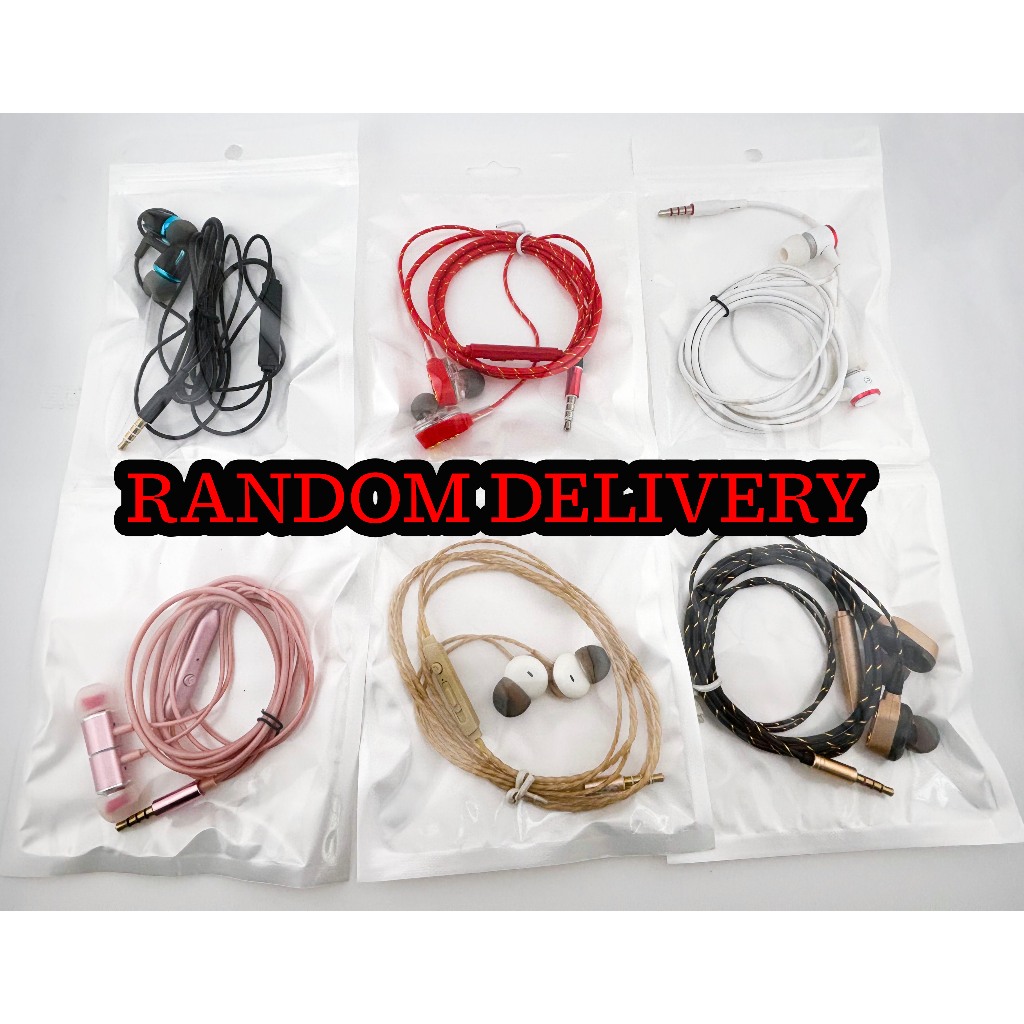 Wired Headset (Random Shipment) | Shopee Malaysia