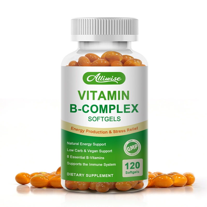 Alliwise Vitamin B Complex Vegan Capsules For Heart Health Nervous ...