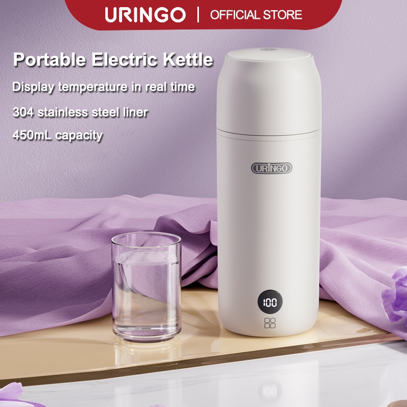 URINGO Electric Kettle Portable Electric Hot Water Cup Rapid Heating ...