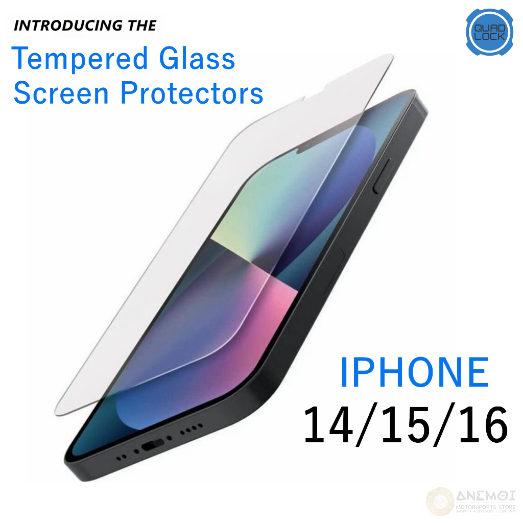 Quad Lock Tempered Glass Screen Protectors - iPhone case | Shopee Malaysia