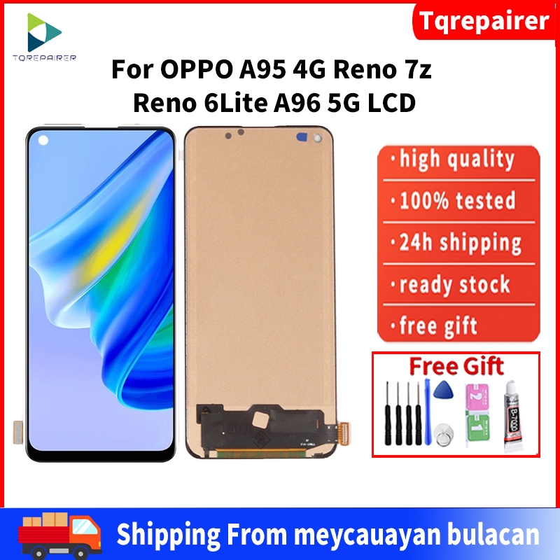 [Tqrepairer ]Original For OPPO A95 4G Reno 7z Reno 6Lite A96 5G Reno 7z TFT LCD DIsplay Touch ...