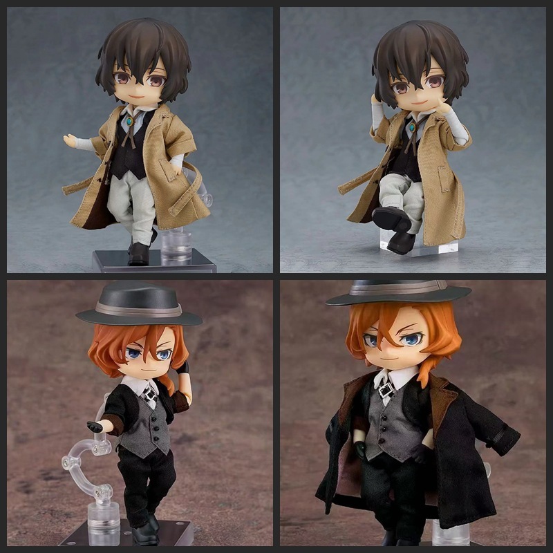Japanese Anime Bungo Stray Dogs Mini Dazai Osamu Action Figure with ...