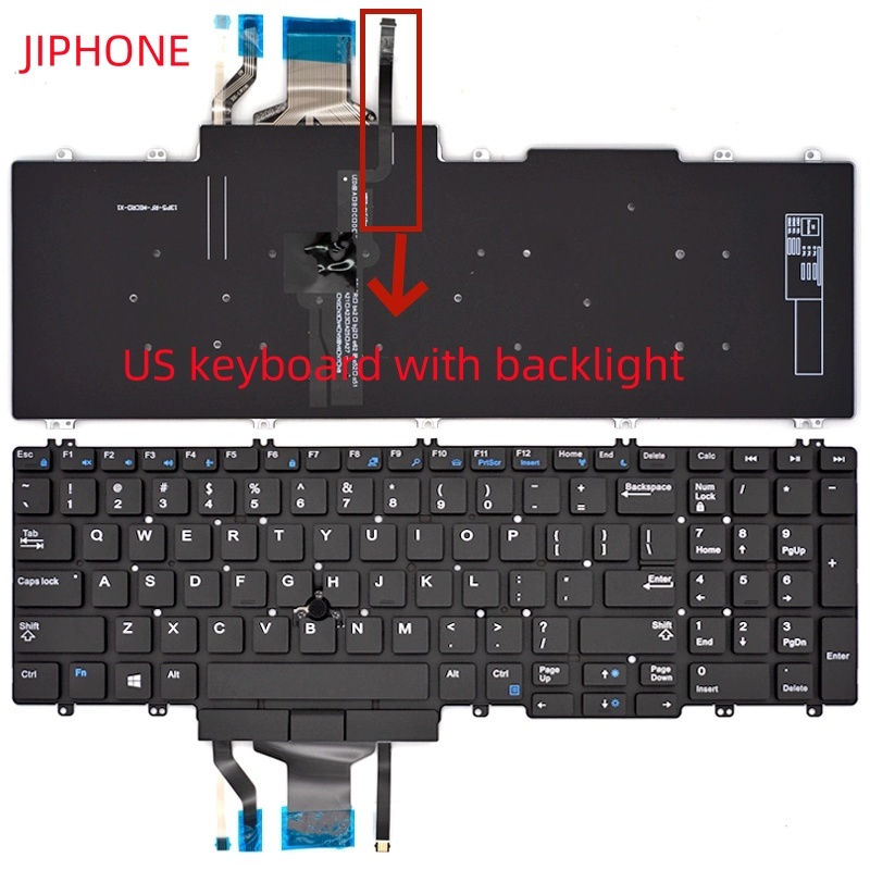 New for Dell Precision 5540 7530 7540 7730 7740 P74F laptop US version ...