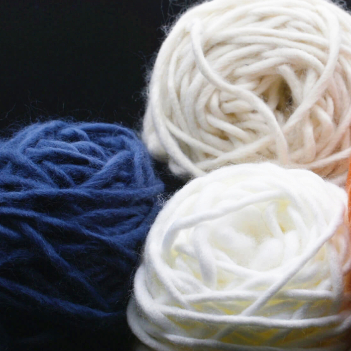 Benang kapas Roving Yarn for Handmade Wool Felt DIY Crochet Scarf Hand ...