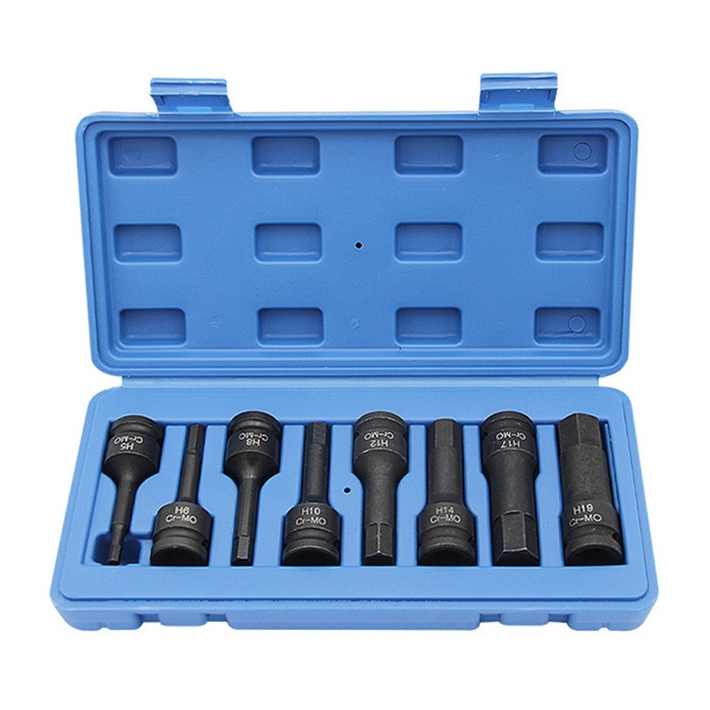8pcs 1/2" Inch Hex Torx Impact Socket Bit Automotive Tool Heavy Duty ...