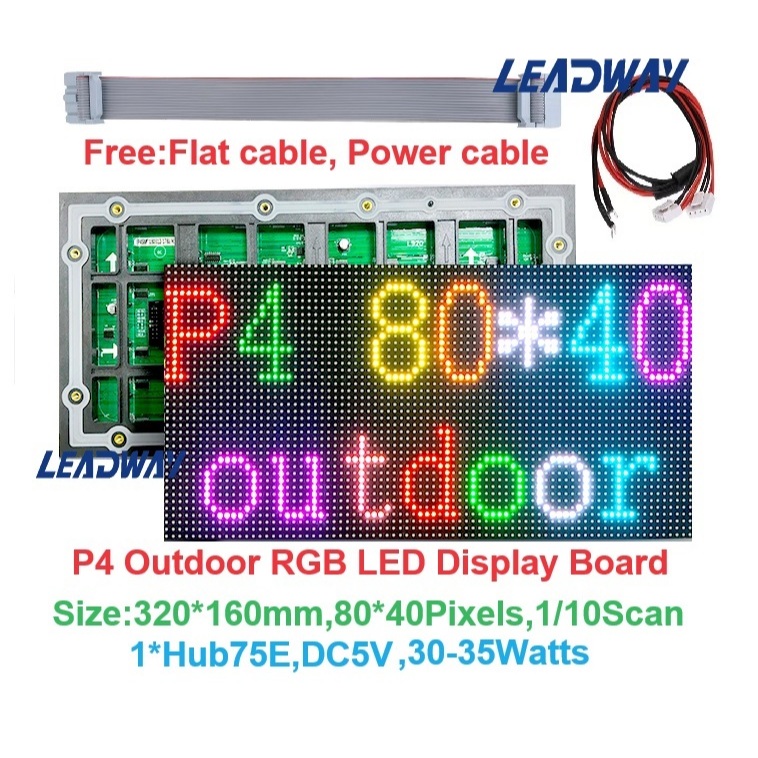 P4 Outdoor LED Display Full Color LED Signage LED Video Wall Screen LED ...