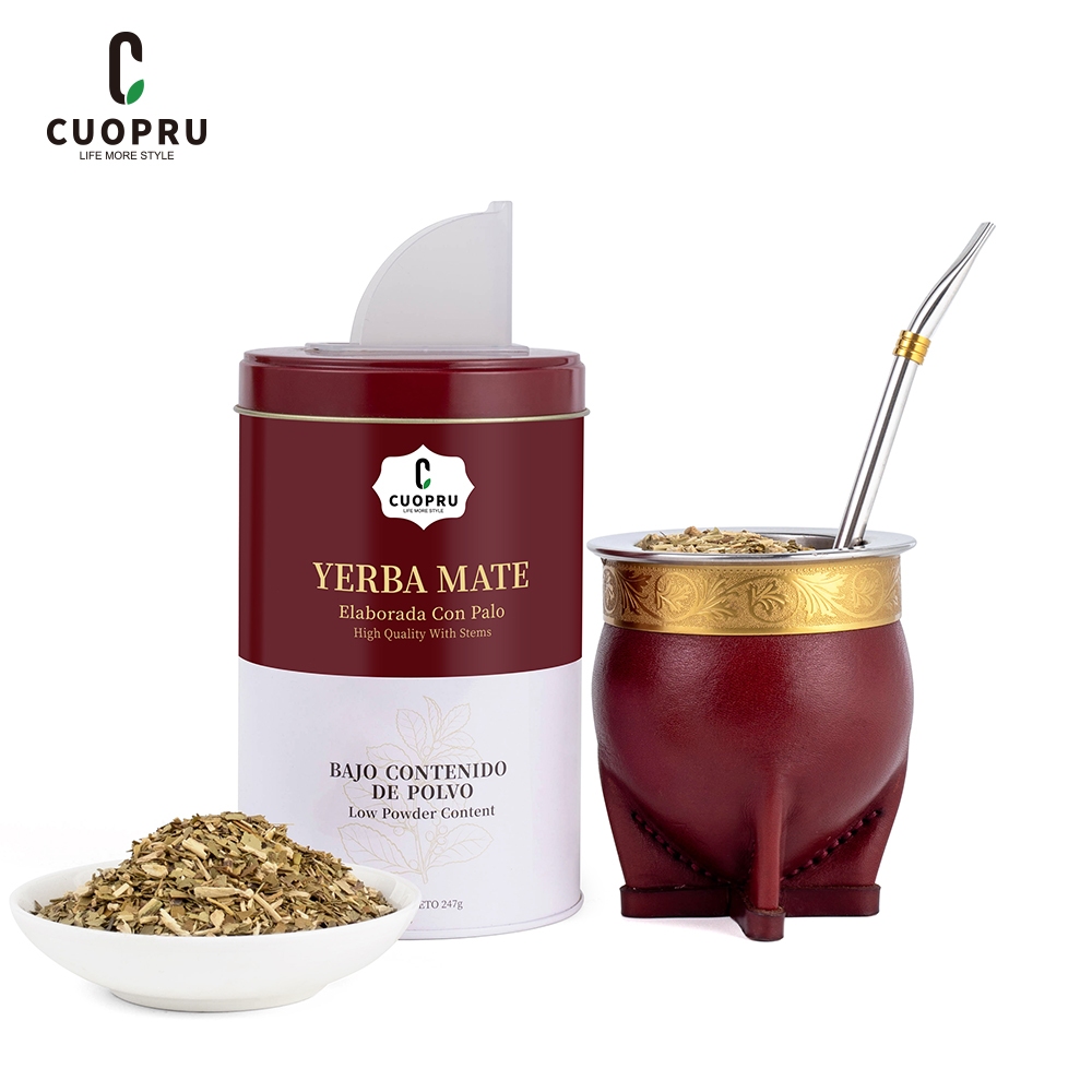 CUOPRU Mate Tea in a Can with Stems, Baroque Art Set, Advanced Edition ...