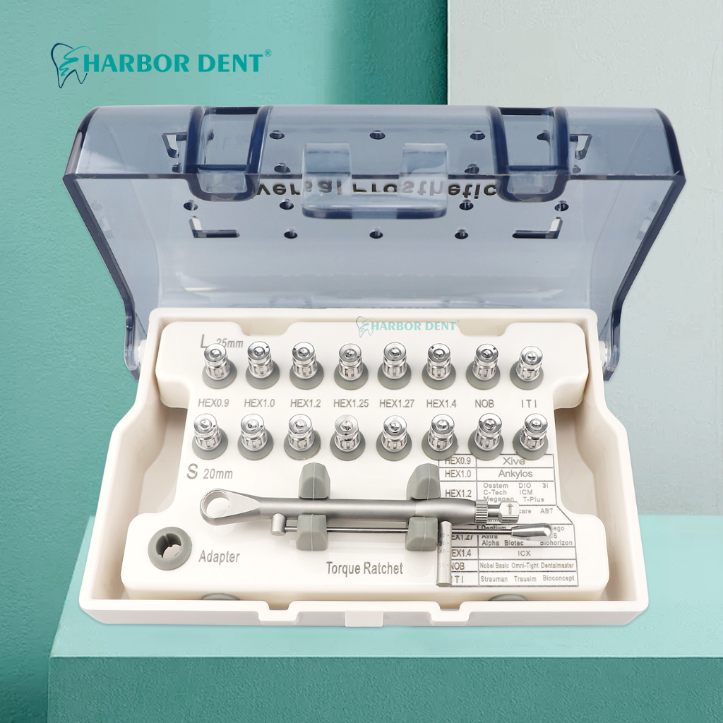 Dental Implant Screwdriver Universal Autoclavable Box / Dental Torque ...
