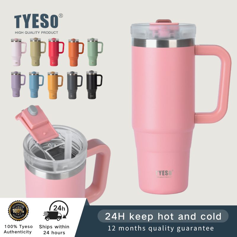 Original Tyeso TS-8866/TS-8868 900ML/1200ML Vacuum Insulated Tumbler Keep Cold And Hot With ...