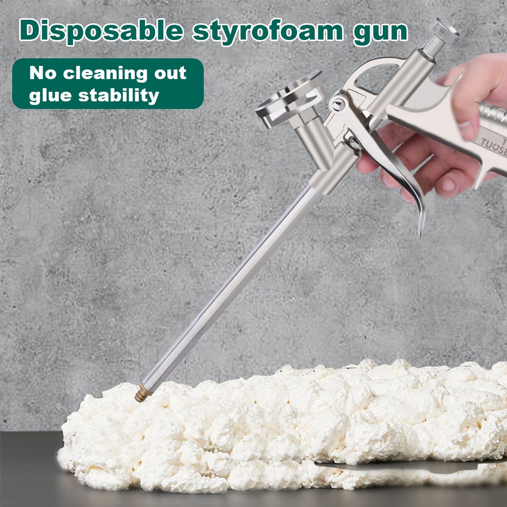 Foam Expanding Spray Gun All Metal Polyurethane Foam Sealant Foaming ...