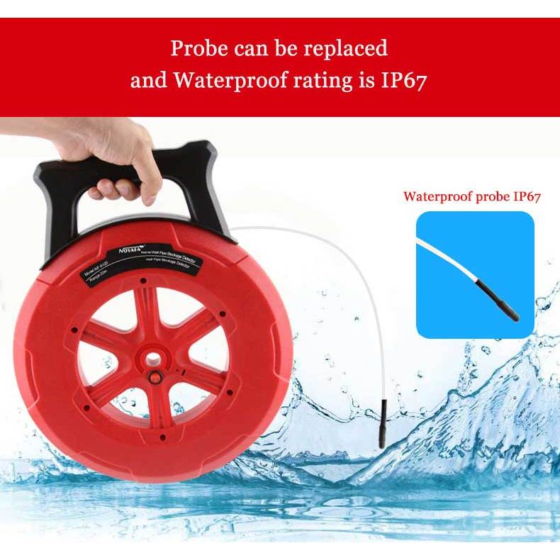 NOYAFA NF-5120 Pipe Blockage Detector for Iron/PVC/Cement/Steel Pipes ...