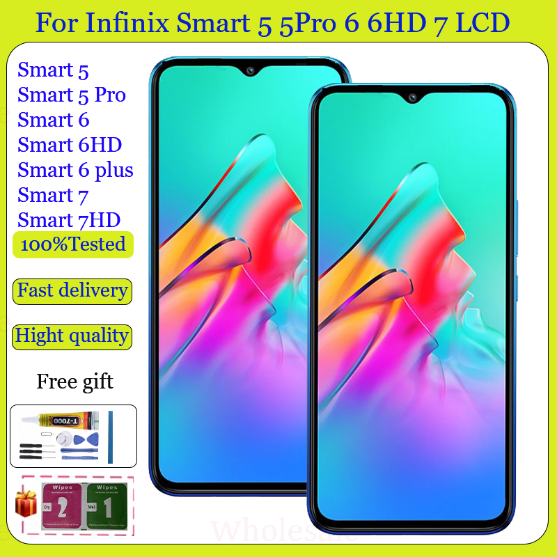 Original For Infinix Smart 5 6 7 Smart 5 Pro Smart 6 HD Smart 6 Plus ...