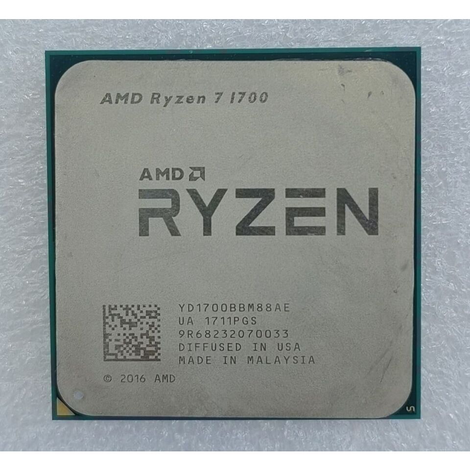R7 1700 Ryzen 7 1700 3.0ghz 8-core 16-thread Socket am4 CPU processor ...