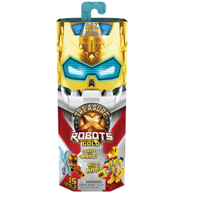 Treasure X Robots Gold 6 Robots To Discover, Ages 5+, Styles May Vary ...