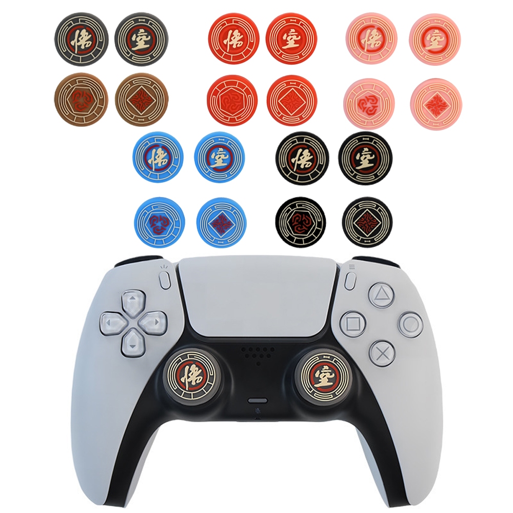 4 PCS Black Myth: Wukong Pattern Analog Stick Joystick Controller ...