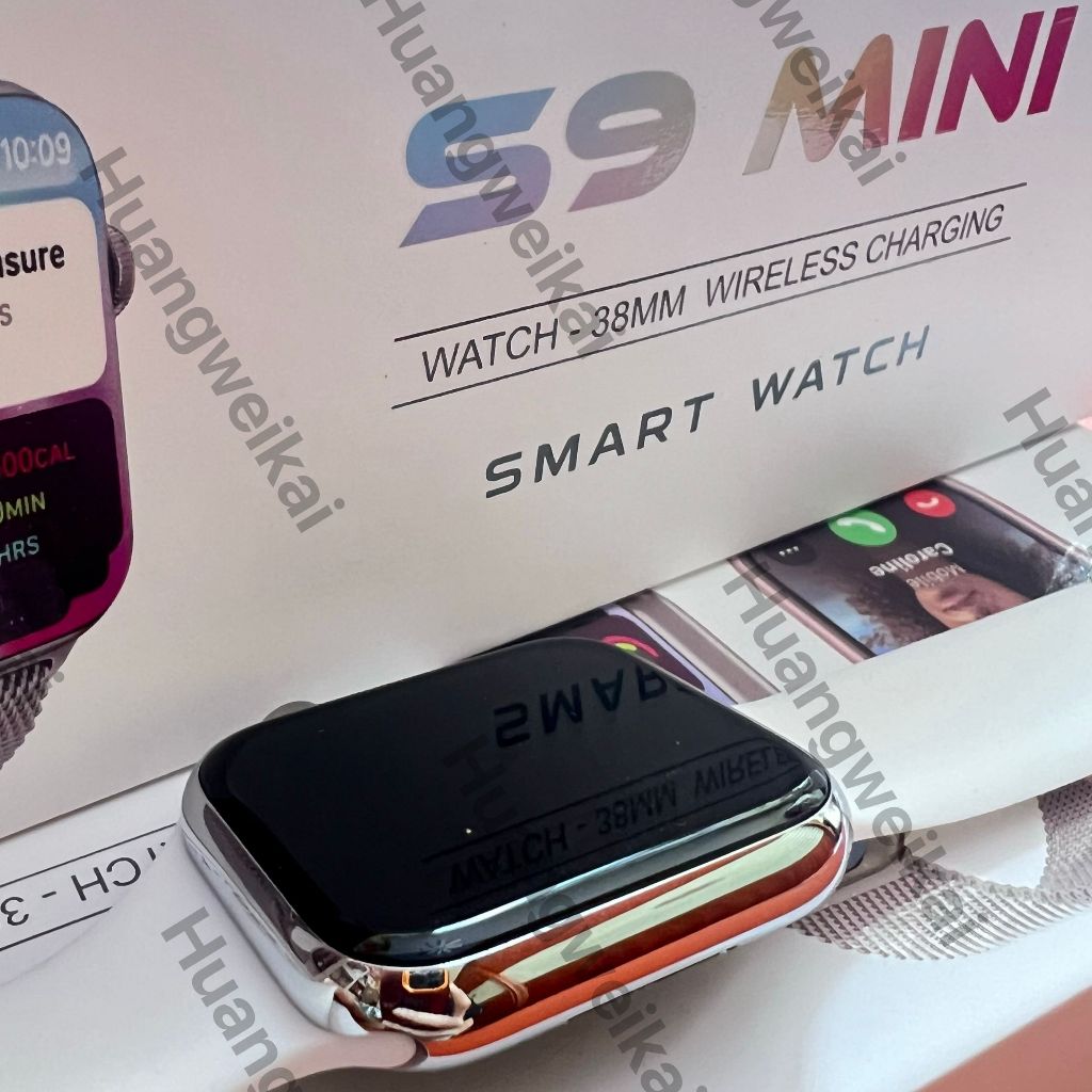 2025 hello S9 MINI smart watch 38/40/41mm size Stainless steel watch 9 ...