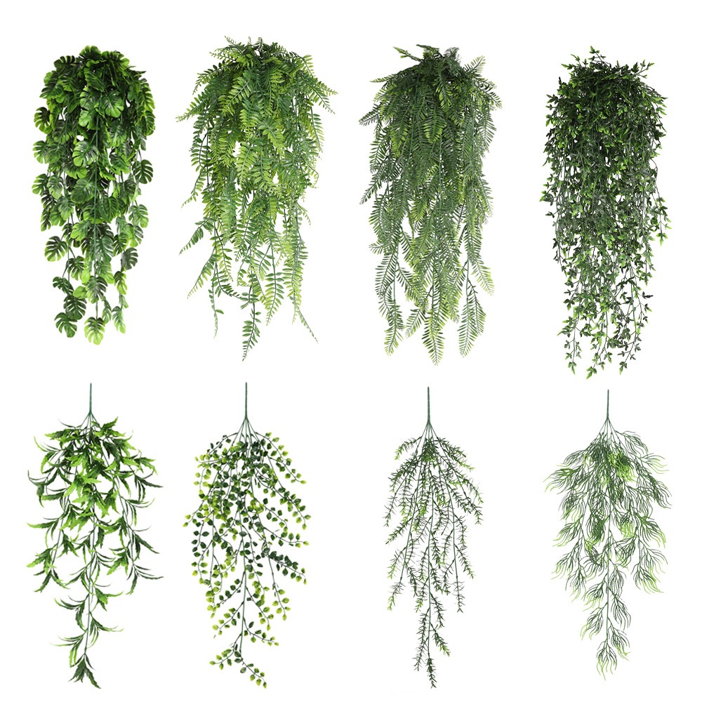 Hanging Plants Vine Strip Simulation Decor Wall Mounted Dangling ...