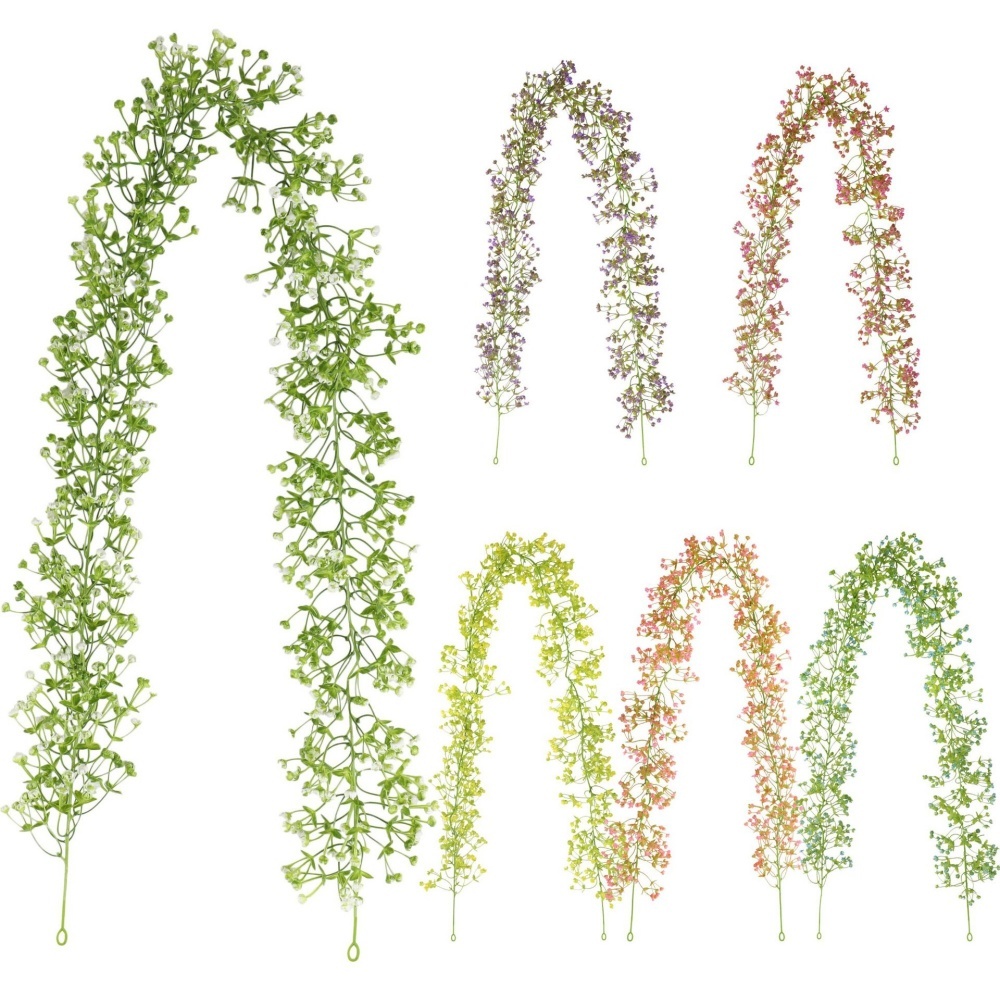 Wall Mounted Dangling Hanging Plants Vine Strip Simulation Decor ...