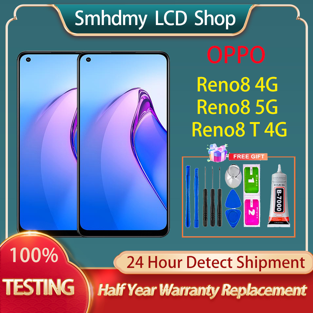 Original AMOLED OPPO Reno8 4G Reno8 5G Reno8 T 4G Reno8 T 5G Reno8 Z 5G ...