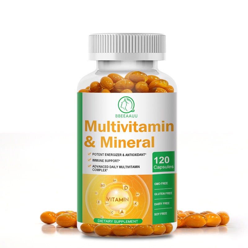 BEAU Multivitamin & Mineral Capsule with Vitamin A, C, B2, Calcium ...