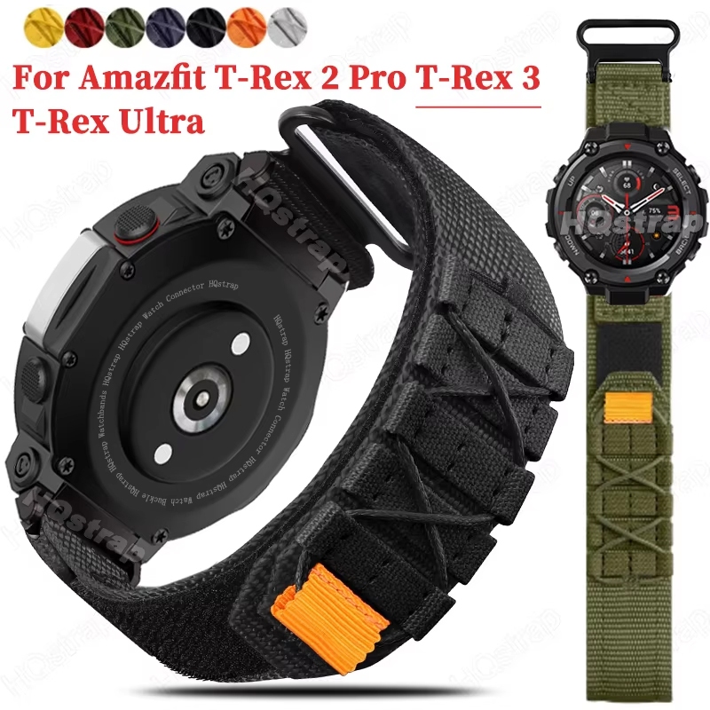 Colorful sports Nylon Strap for Huami Amazfit T-rex pro Bracelet for ...