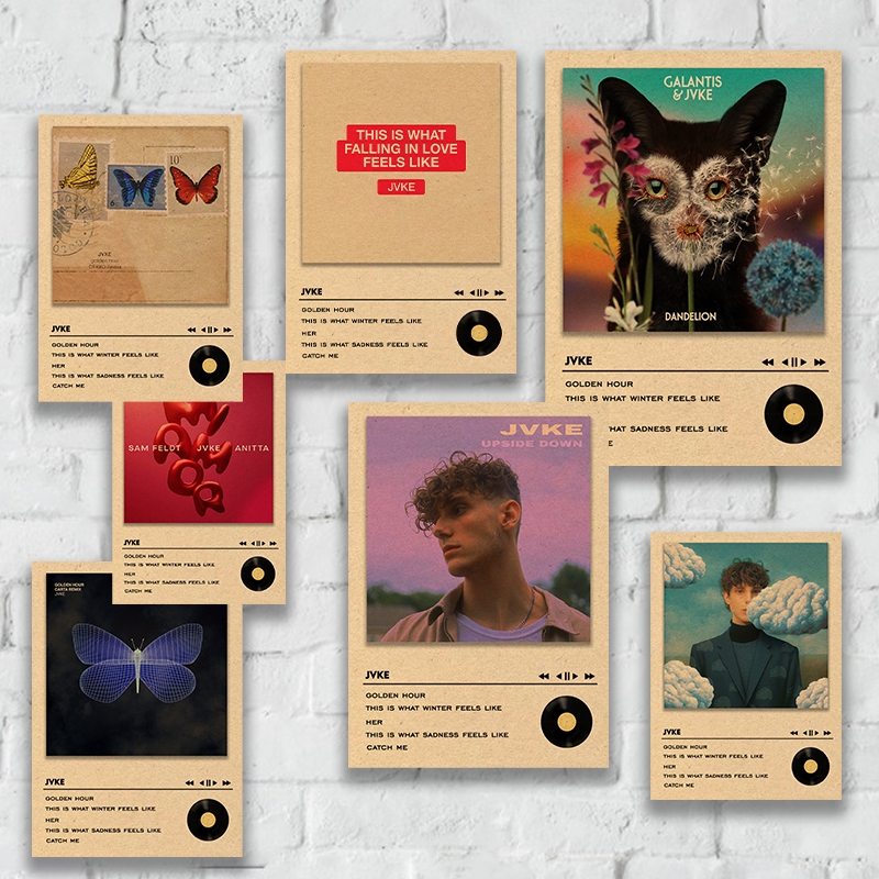 Hot Album Posters JVKE Posters Rock Poster Hip Hop Posters For Living ...
