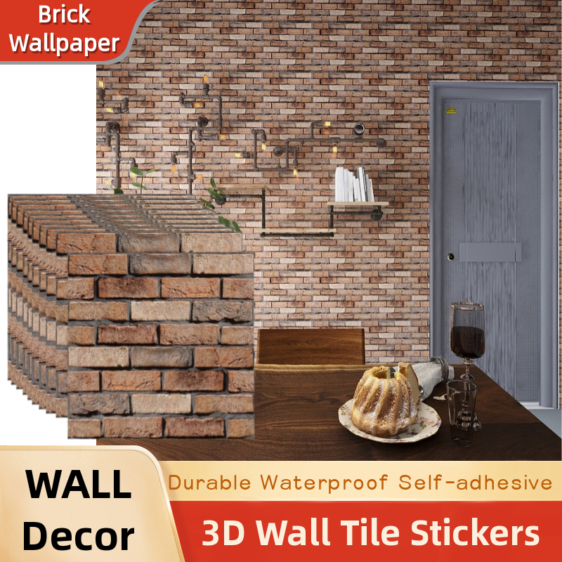 Three-Dimensional wallpaper, 3D wallpaper, wall wallpaper, brick ...