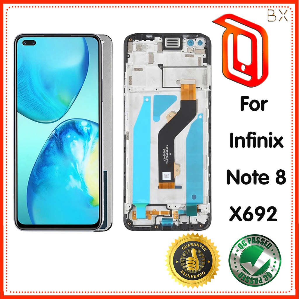 For Infinix Note 8 X692 LCD Display Touch Screen Assembly LCD ...