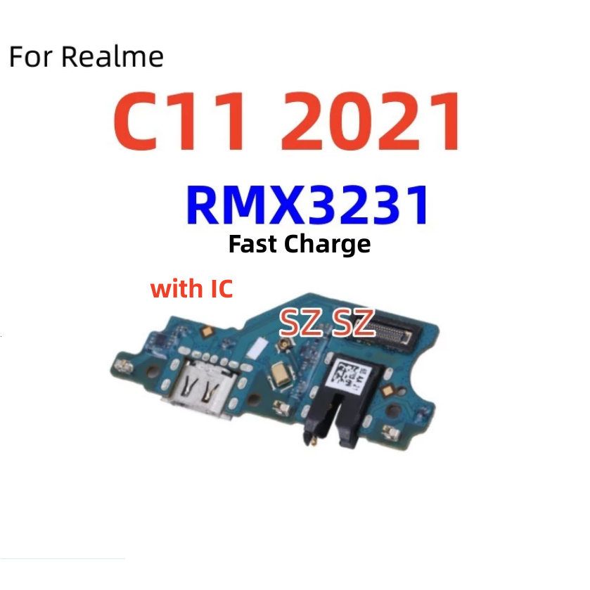 For Realme C11 2021 RMX3231 Original Charging Port Board | Shopee Malaysia