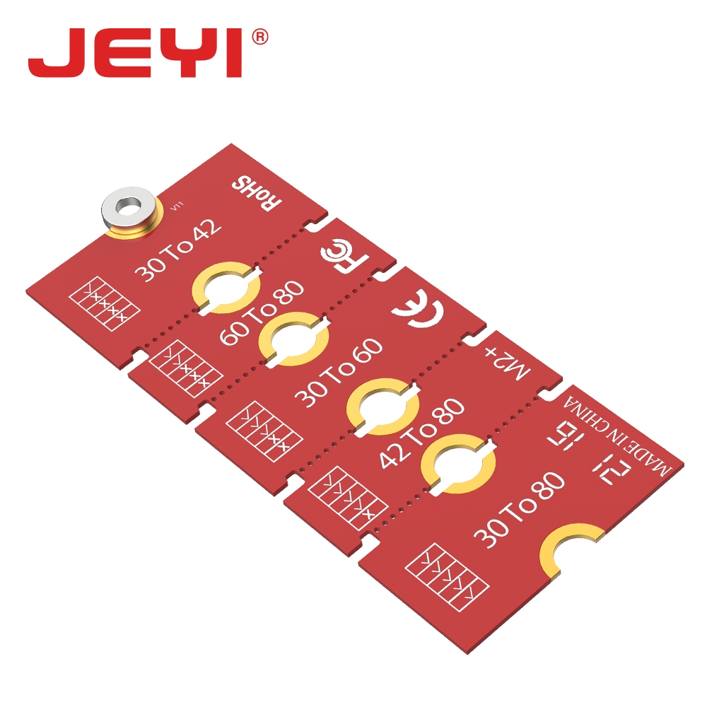 JEYI M.2 NGFF NVME SSD Extension Bracket Transfer 2230 2242 2260 2280 ...