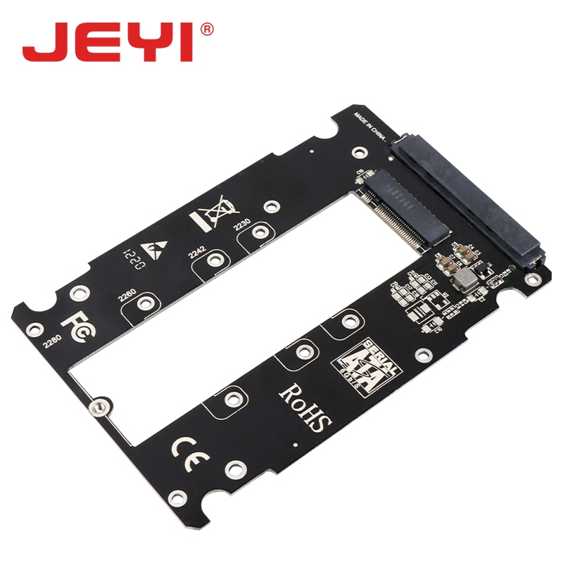 JEYI M.2 NGFF to 2.5" SATA 3.0 Adapter, M.2 SATA SSD to SATA III 6Gbps ...