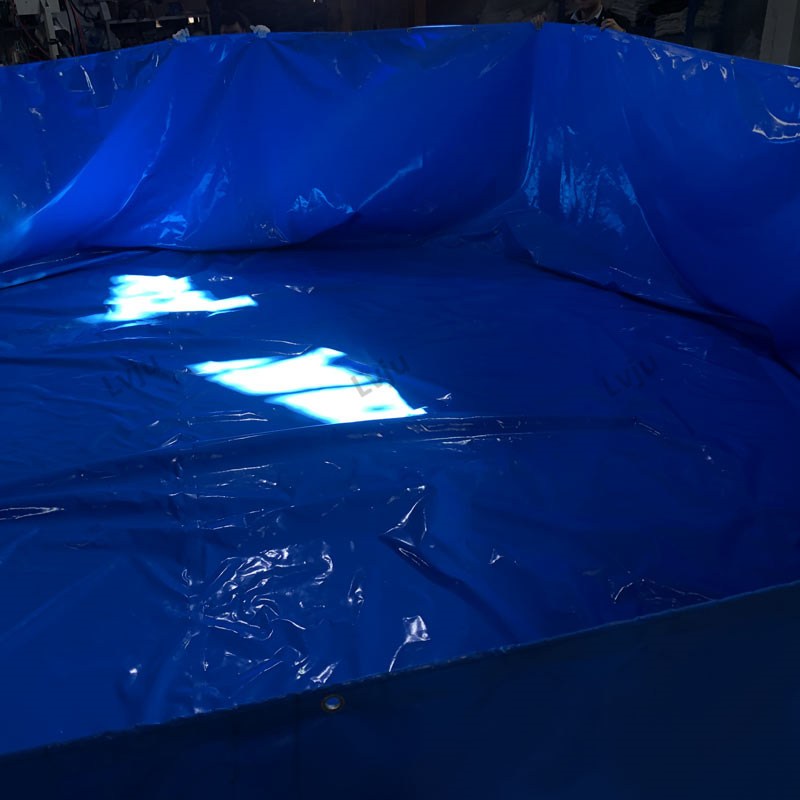 Lvju Canvas Fish Tank Liner Diameter 5m by Height 1.5m Fish Shrimp Pond ...