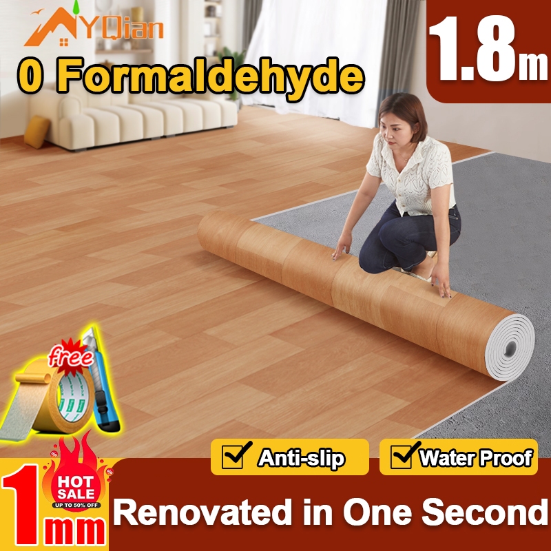 [Ready Stock]YQian Tikar Getah Tebal 1 gulung 10m/20m （Width 2m）tikar ...