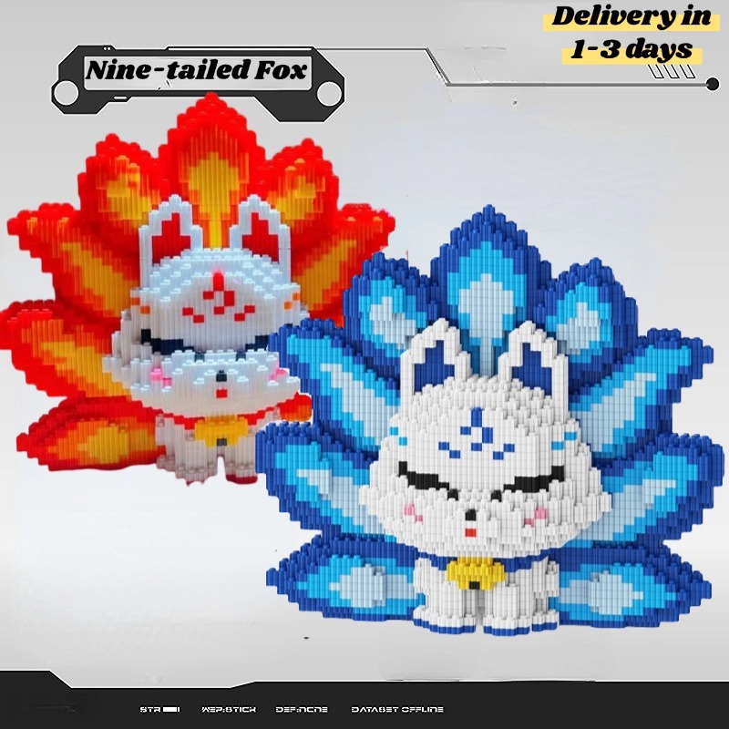 (Malay spot)New products in stock Nine-tailed Fox series building ...