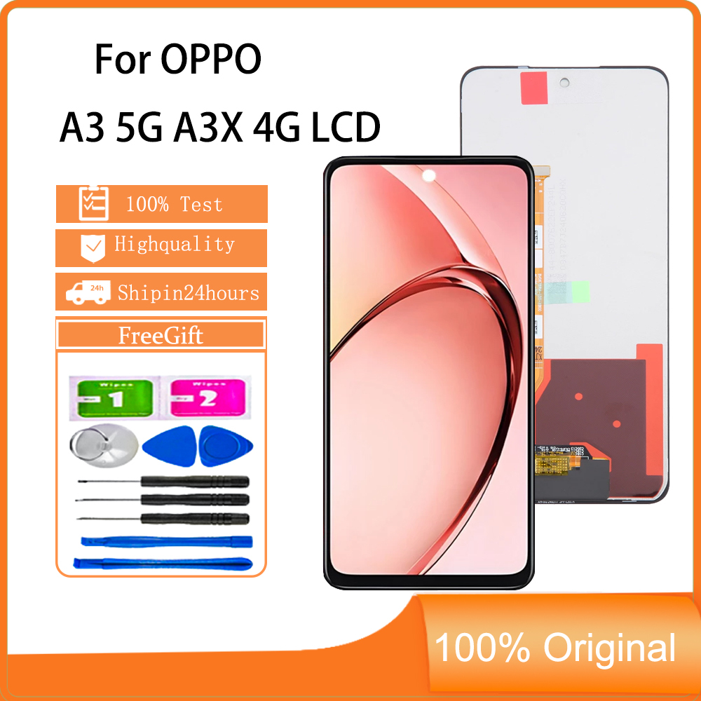 For OPPO A3 5G A3X 4G A3 Pro 5G A3X 5G A3 4G LCD Display Touch Screen ...