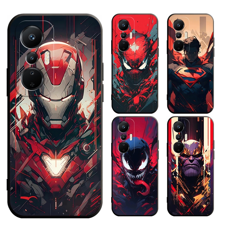 casing for TECNO Spark 30C 20 Pro GO 1 2025 POP 9 4G 5G Marvel Avengers ...