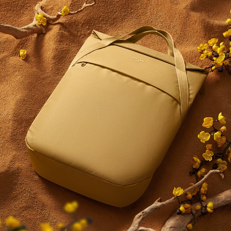 MAH 3172 Airy Rattan Yellow Backpack Foldable Commuter Bag 15.6 inch ...