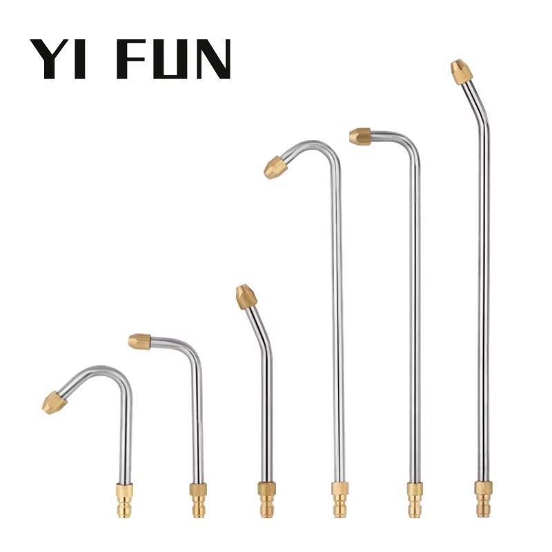 6 Size Car Washer Multi-Angled Metal Rod Nozzle Water Jet Lance For ...