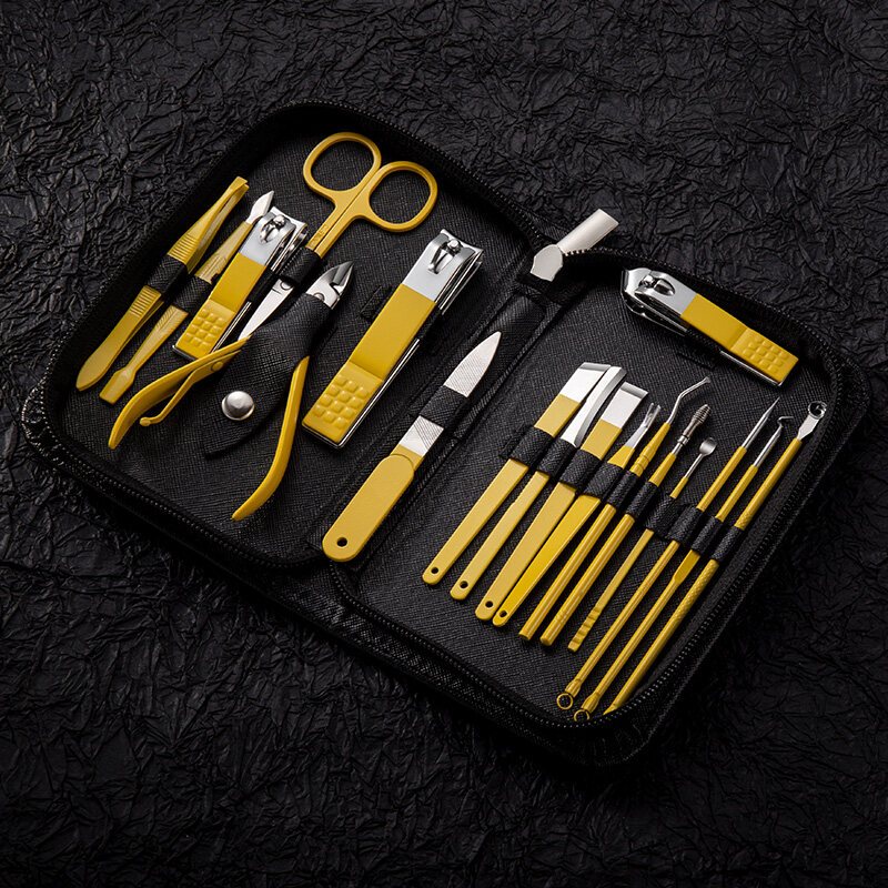 9/18Pcs Stainless Steel Nail Cutter Manicure Pedicure Beauty Tool Kit ...