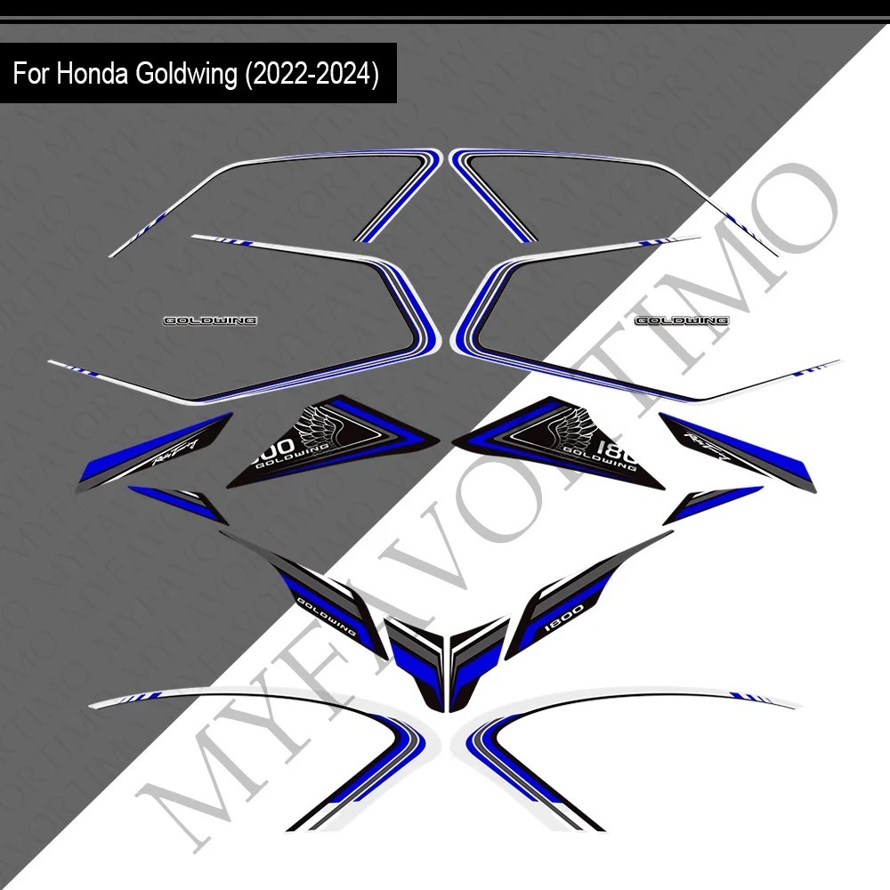 Protector fuel tank pad kit 2022-2024 motorcycle for Honda Golden Wing ...