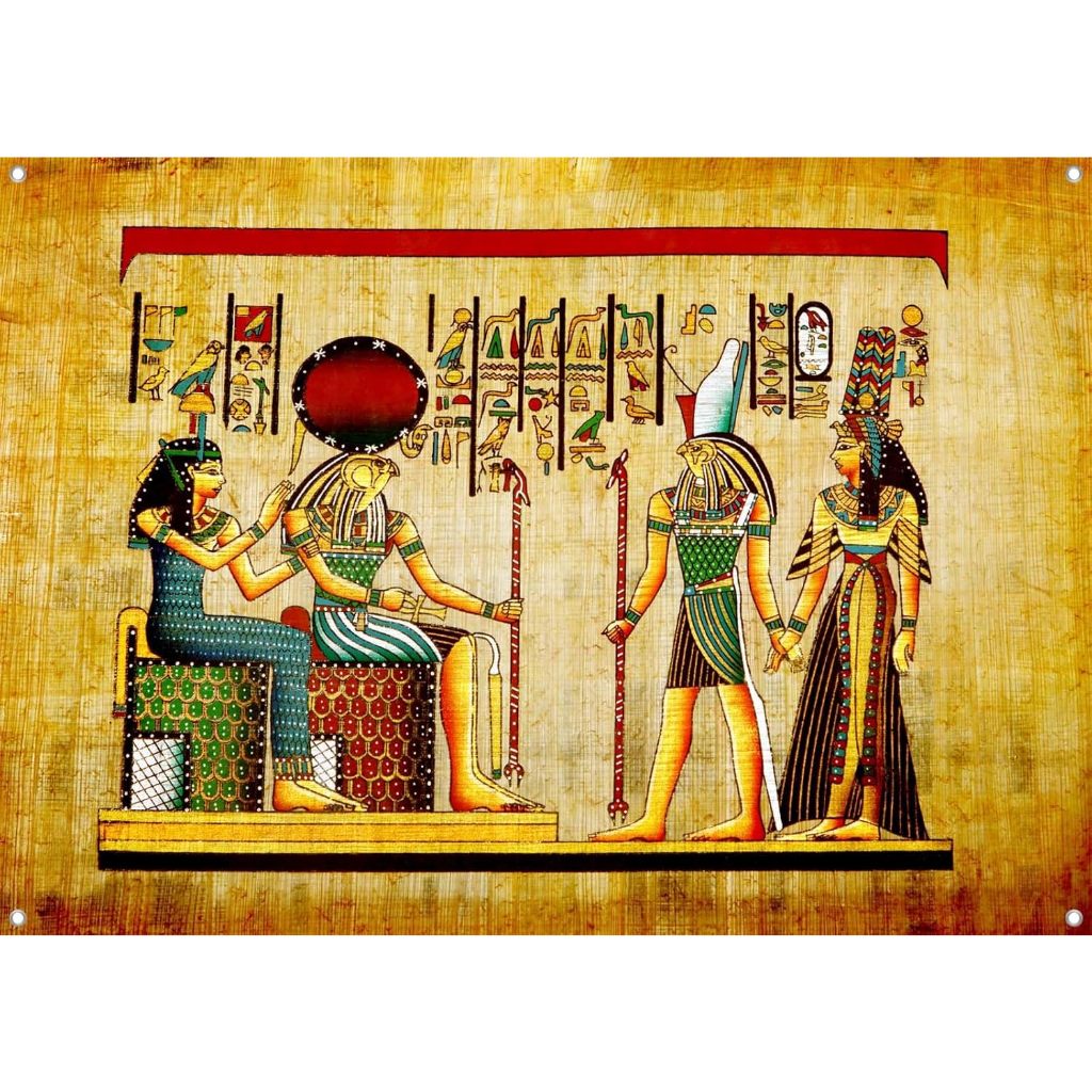 Gods of Egypt Backdrops Banner Ancient Deities of Egypt with Pharaohs ...