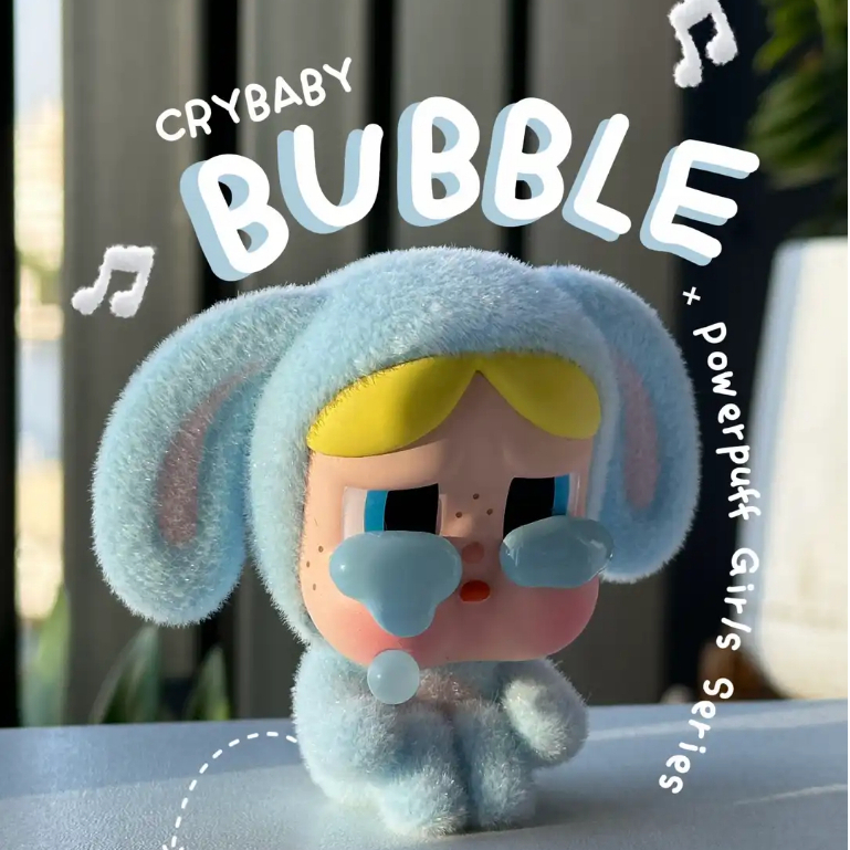BUBBLE BUNNY CRYBABY x The Powerpuff Girls Series Random Figures Blind ...
