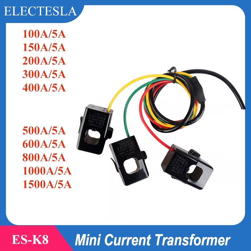 Split Core Current transformer AC Current Sensor Window Size 16mm 24mm ...