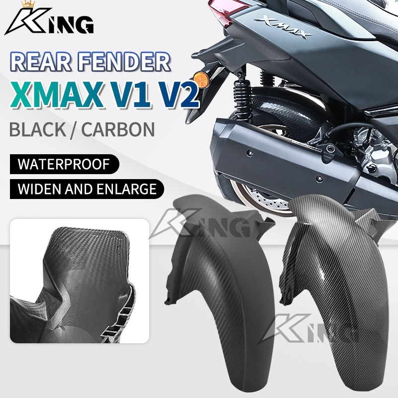 XMAX V1 V2 FENDER MUDGUARD BELAKANG HUGGER FENDER REAR HUGGER BLACK ...