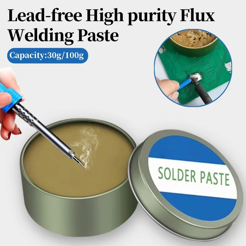 100g Solder Paste Soldering Flux Lead-free No-clean Solder Grease Iron ...