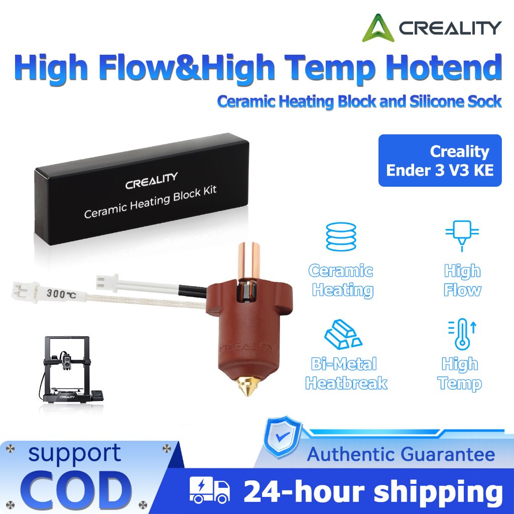 Creality Original Ender 3 V3 KE Hotend with Ceramic Heating Block Kit ...