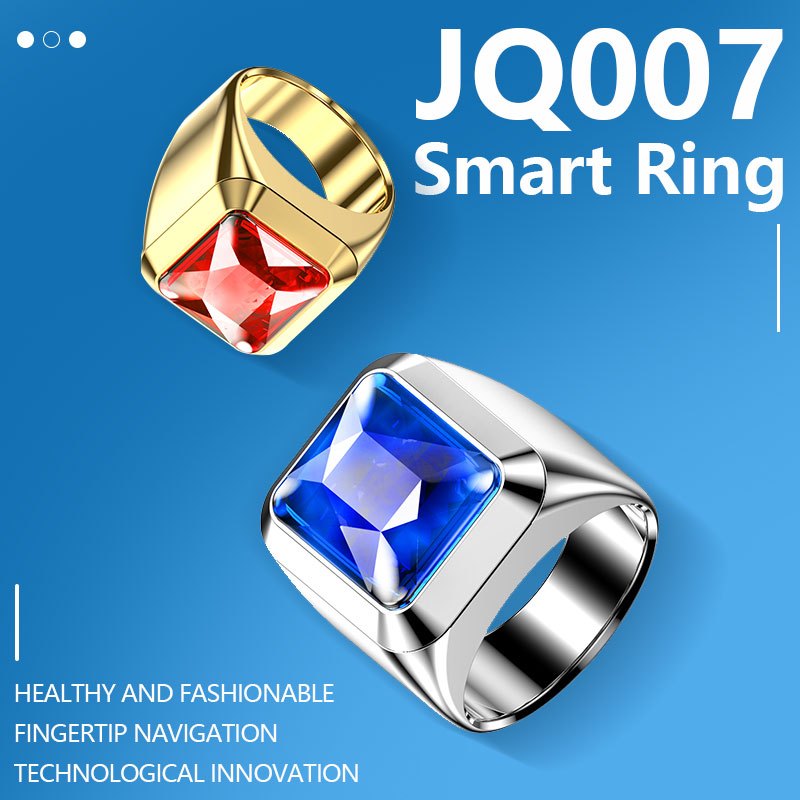 The JQ007 smart ring has sports data monitoring and heart rate and ...