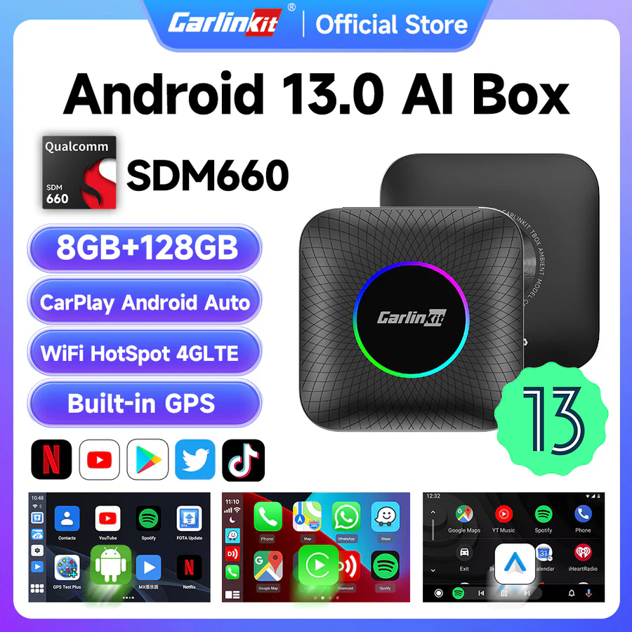 Carlinkit carplay ai box android13 8-Core Carlink kit android auto ...