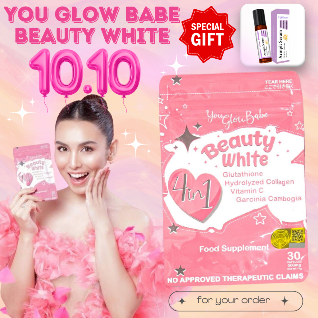 Halal Beauty White 4 IN1 Slimming Whitening Glutathione Collagen Japan Vitamin C Beauty Capsule ...