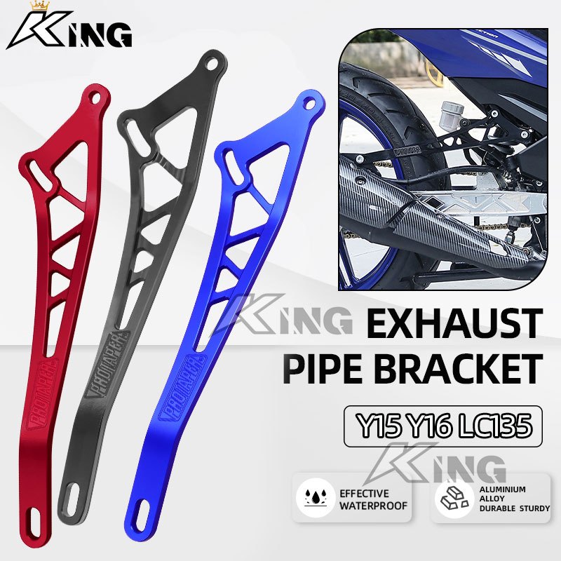 Y15 Y16 LC135 EXHAUST PIPE BRACKET CNC MUFFLER BRACKET EKZOS BRACKET ...